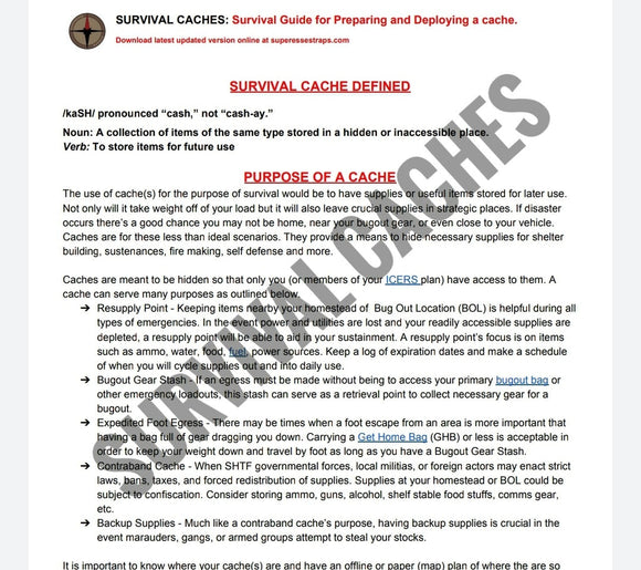Survival Caches - SHTF Deployment Guide – Waypost Outdoors®